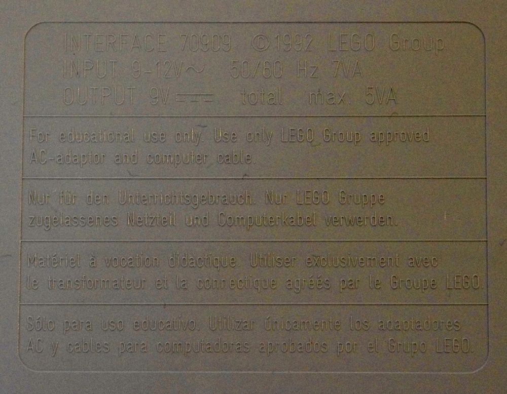LEGO Interface B